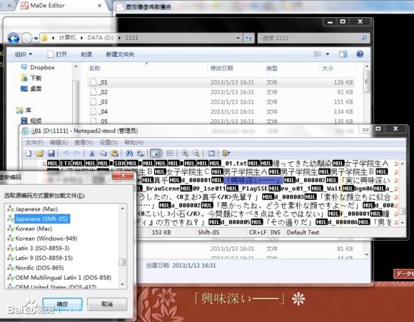 Galgame 汉化破解初级教程：以 BGI 为例，从解包到测试 | 不知名的小博客